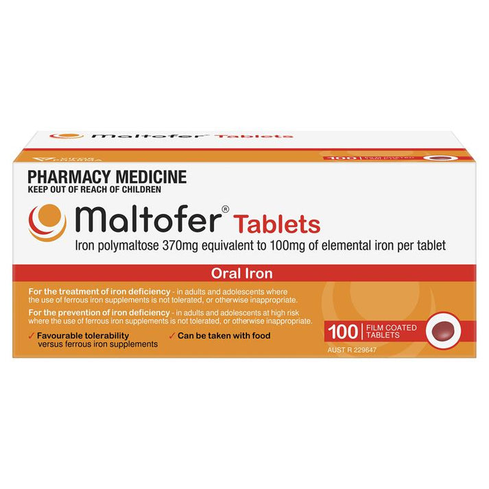 Maltofer Oral Iron 100mg 100 Tablets – Pill Plus Australia