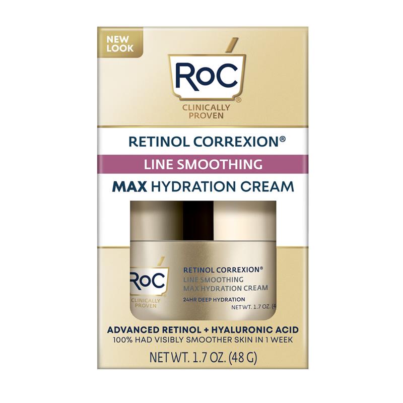RoC Retinol Correxion Line Smoothing Max Hydration Cream 48g – Pill ...