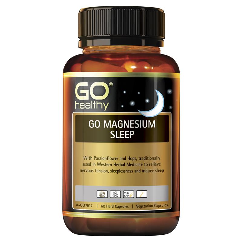GO Healthy Magnesium Sleep 60 Vege Capsules – Pill Plus Australia