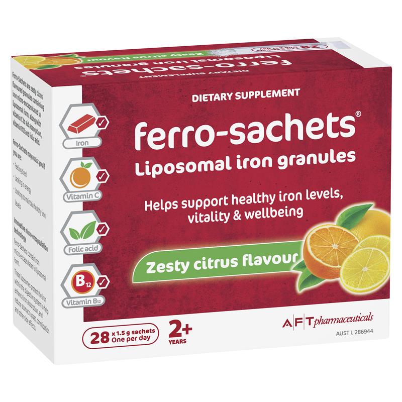 Ferro Sachet 28 x 1.5g Sachets – Pill Plus Australia