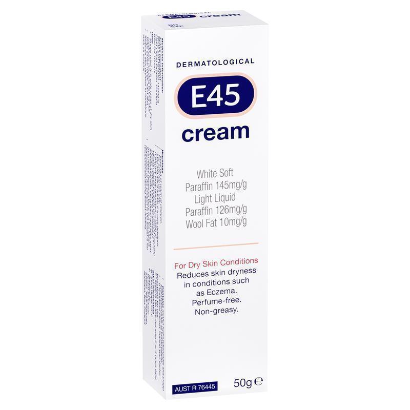 E45 Moisturising Cream for Dry Skin and Eczema 50g – Pill Plus Australia