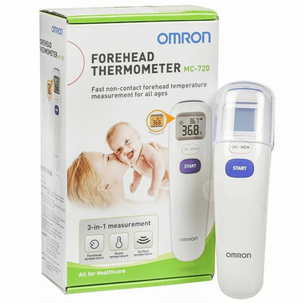 Omron MC720 Forehead Thermometer – Pill Plus Australia